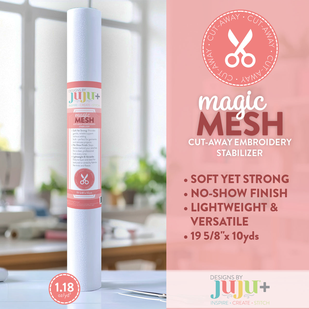 magicMESH Cut-Away Stabilizer – Designs by JuJu