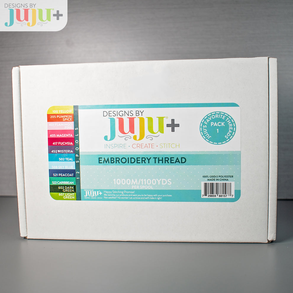 Thread 12-Pack Happy Colors – Designs by JuJu